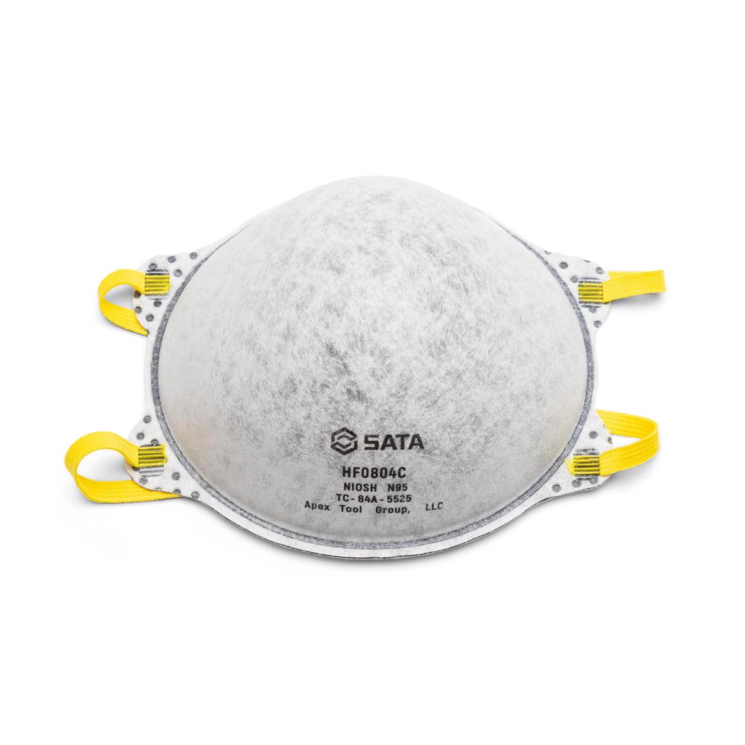 20 Pc. NIOSH Certified N95 Cone Respirators with Carbon Layers, Medium ...